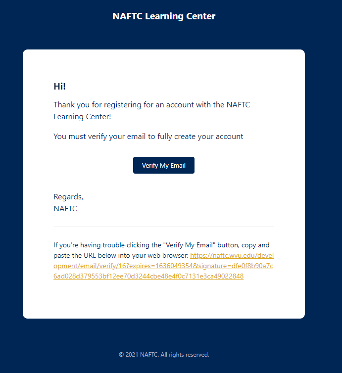 NAFTC Learning Center