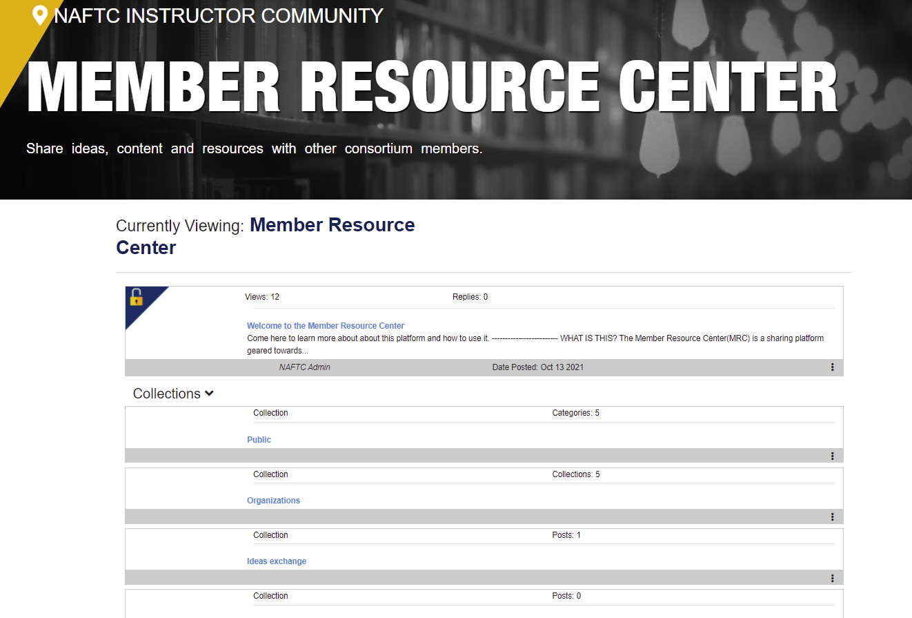 NAFTC Learning Center